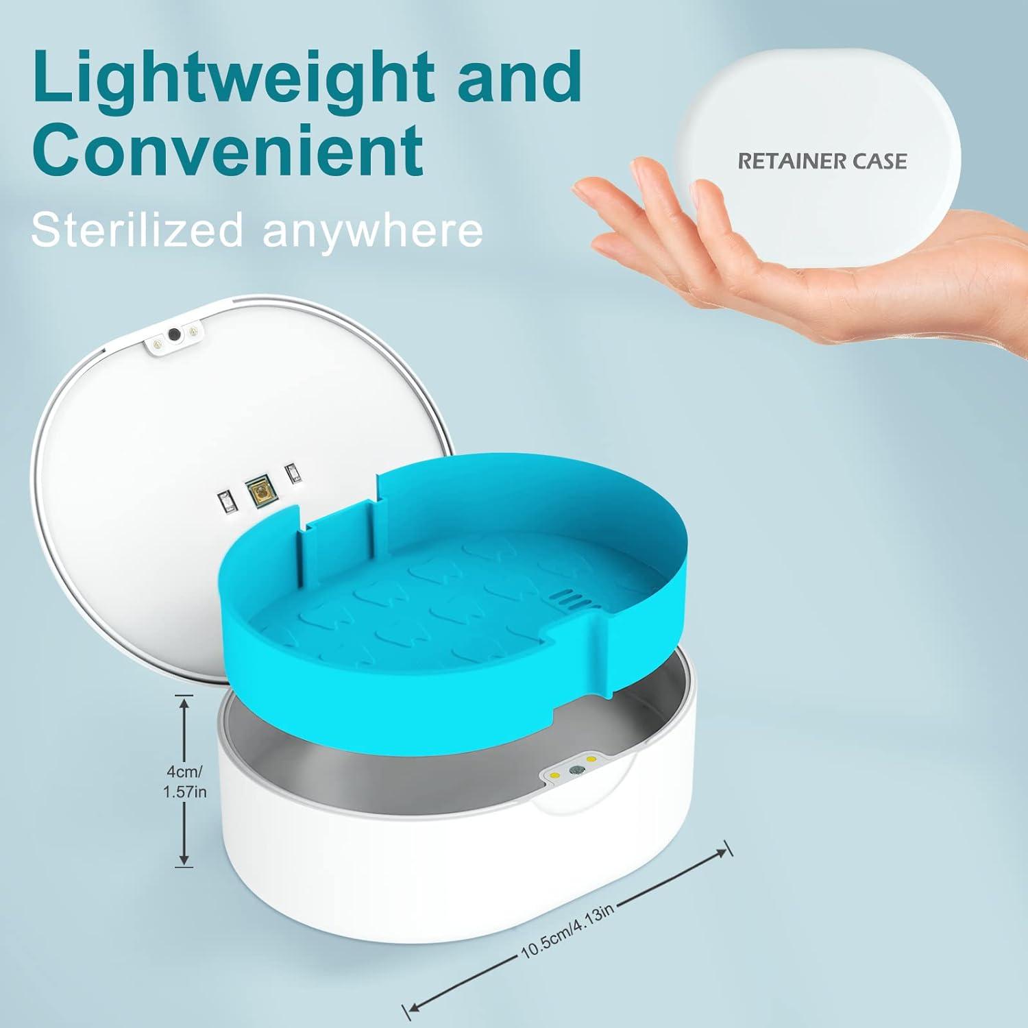 Portable Retainer Case with Drying Vent Holes and Clip for Invisalign ...