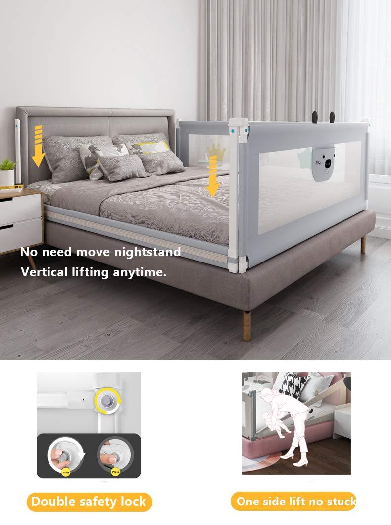 Bed Rail for Toddlers Extra Long Bed Rail for Queen King CL-King Twin ...