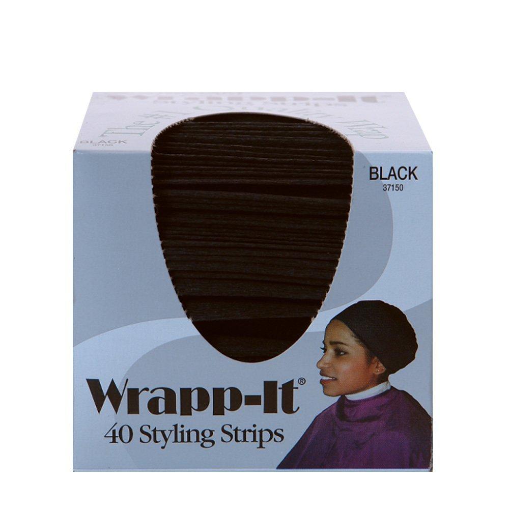 Wrapp-it Styling Strips for Natural Hair - 40 Count Pack by Graham ...