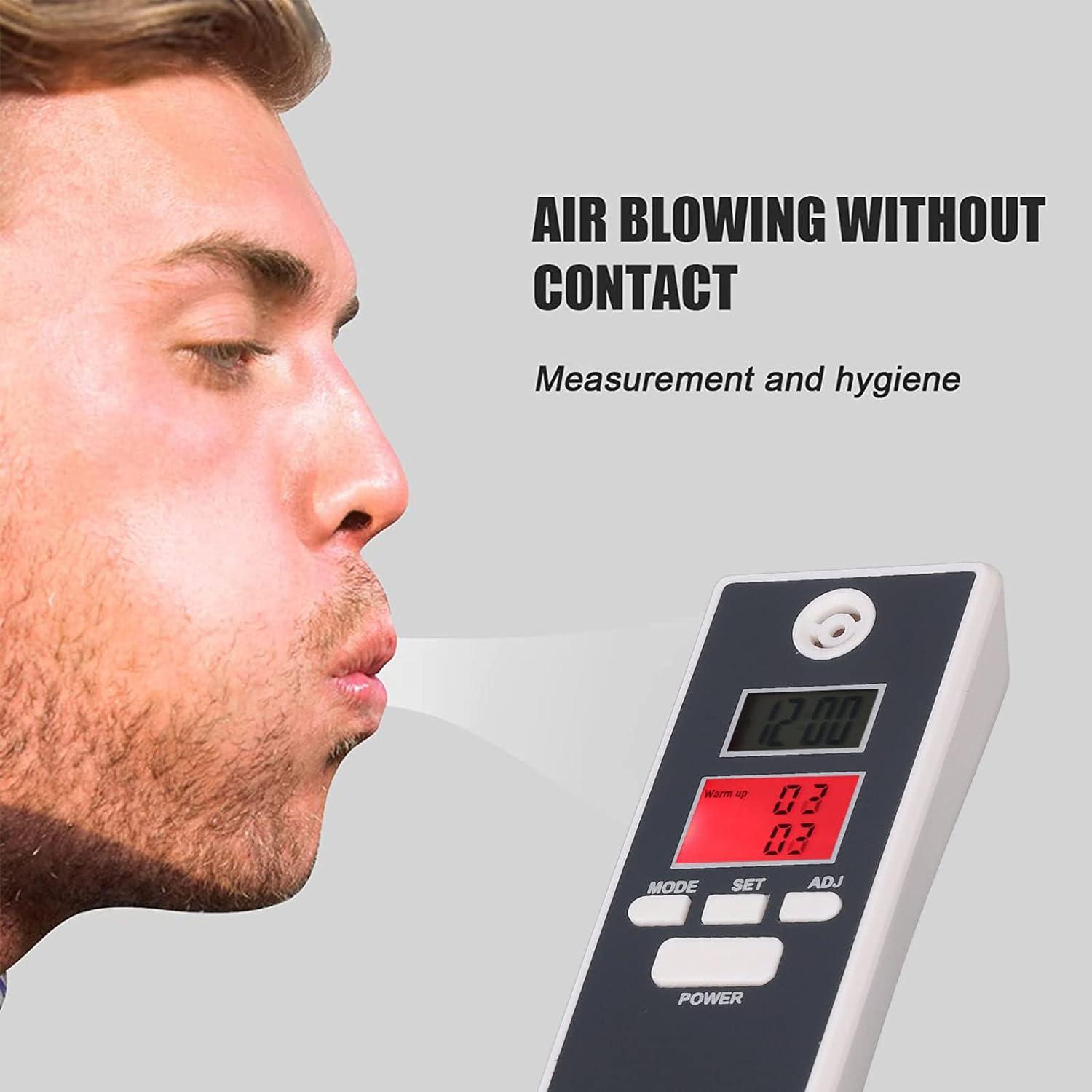 Drunk Meter Breath Tester - High Accuracy & Quick Response Audio Alarm