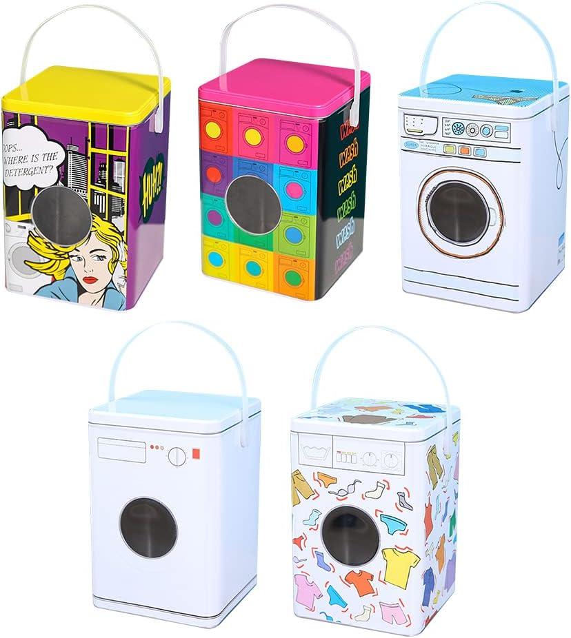 ISAKEN Washing Powder Storage Metal Laundry Powder Storage Box Washing ...