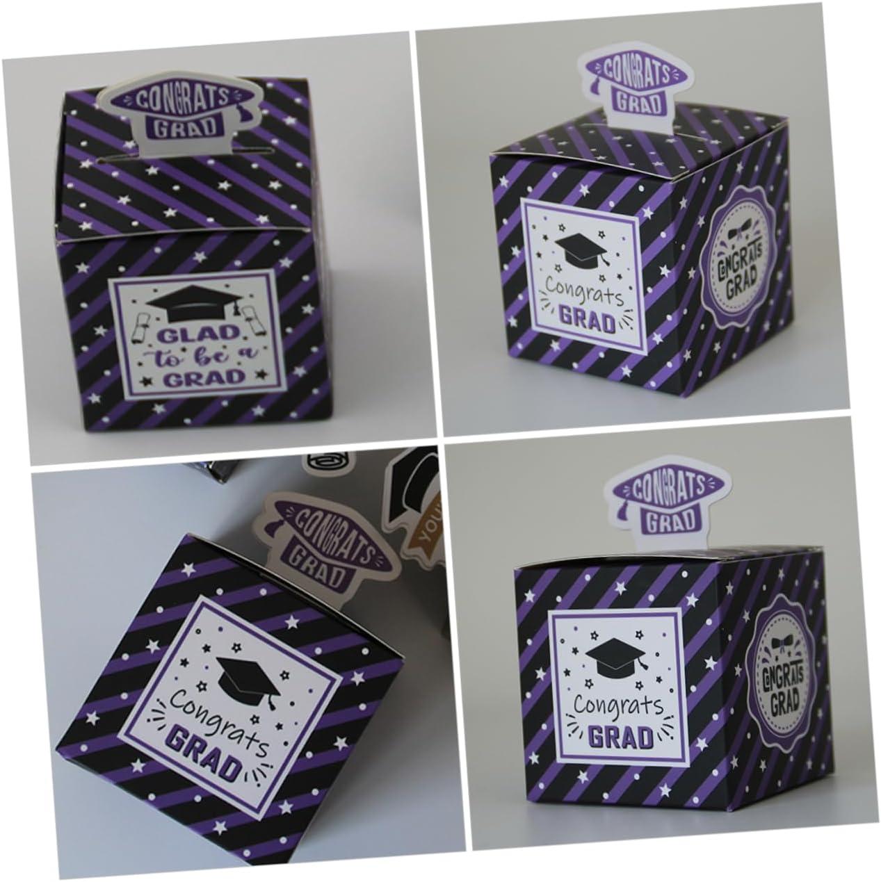 50pcs Boxes Graduation Candy Box Gift Boxes Favor Boxes Graduation ...