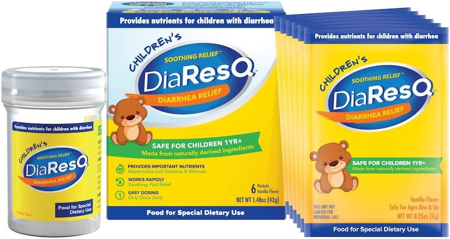 DiaResQ Children's Soothing Diarrhea Relief - Vanilla 6 ct | Fast ...