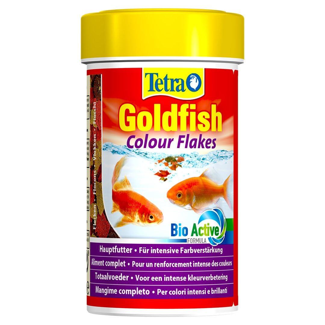 Tetra Goldfish Color Flakes - Premium Flake Food for Goldfish & Cold ...