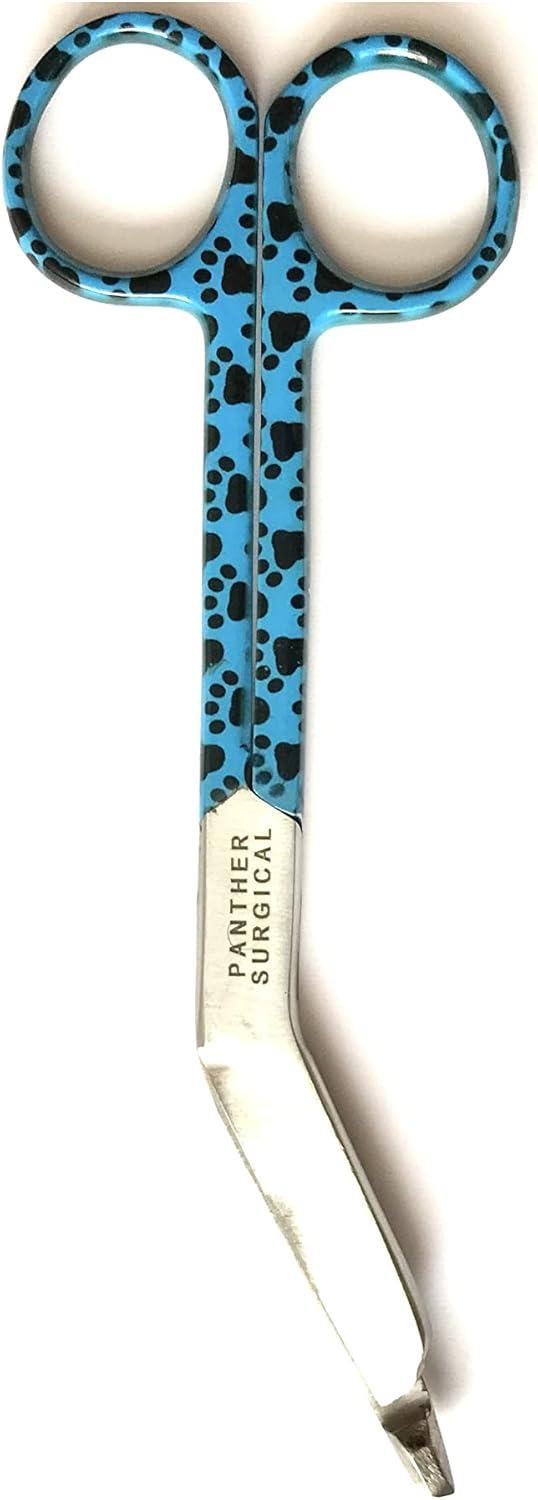 Stainless Steel Bandage Scissors 14 cm - Multi-Coloured Footprint ...