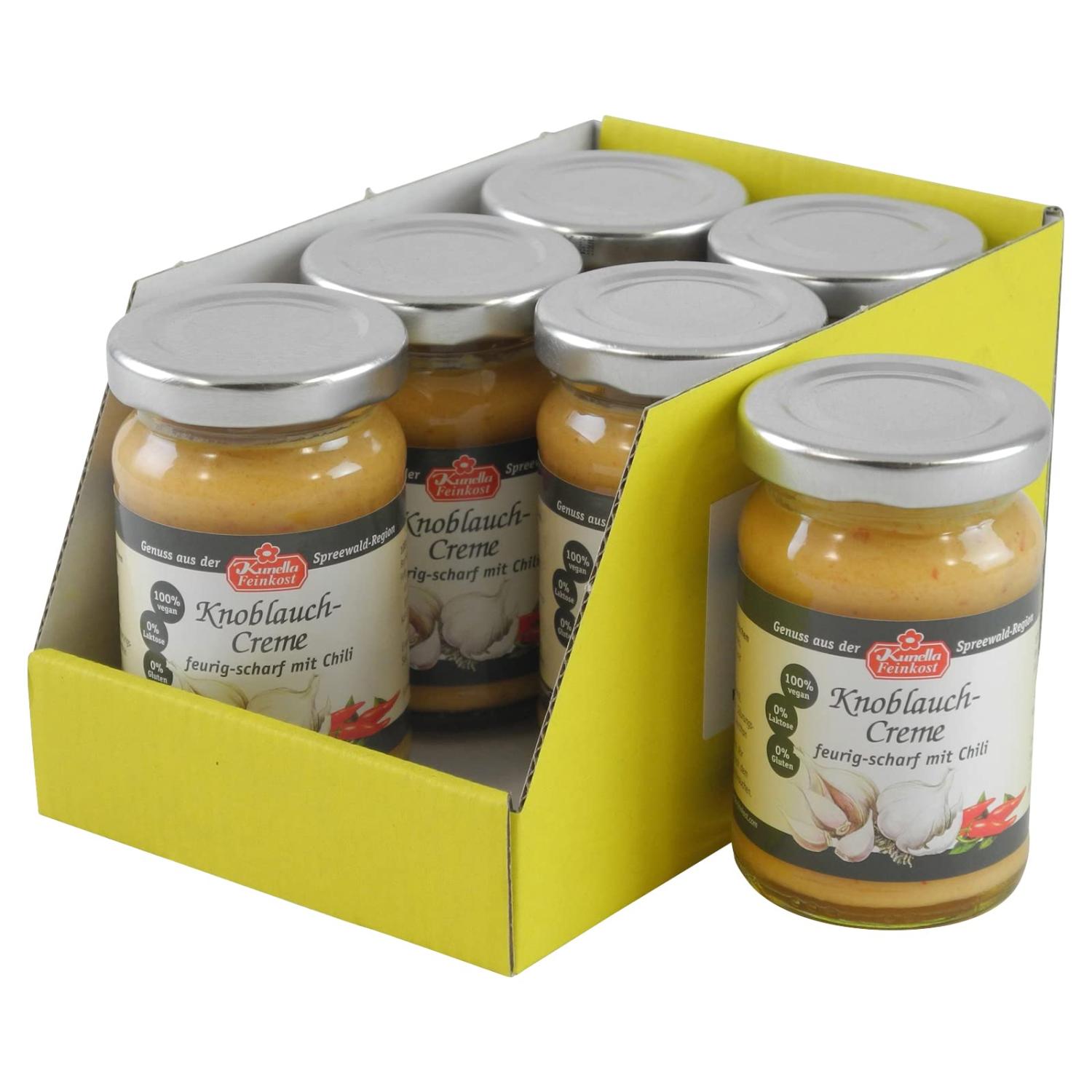 Buy Garlic Cream with Chilli 6-Pack (6 Jars of 95g Each ...