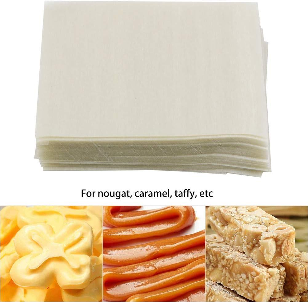 Wafer Paper-500Pcs Nougat Paper Edible Rice Wafer Paper Handmade Candy ...