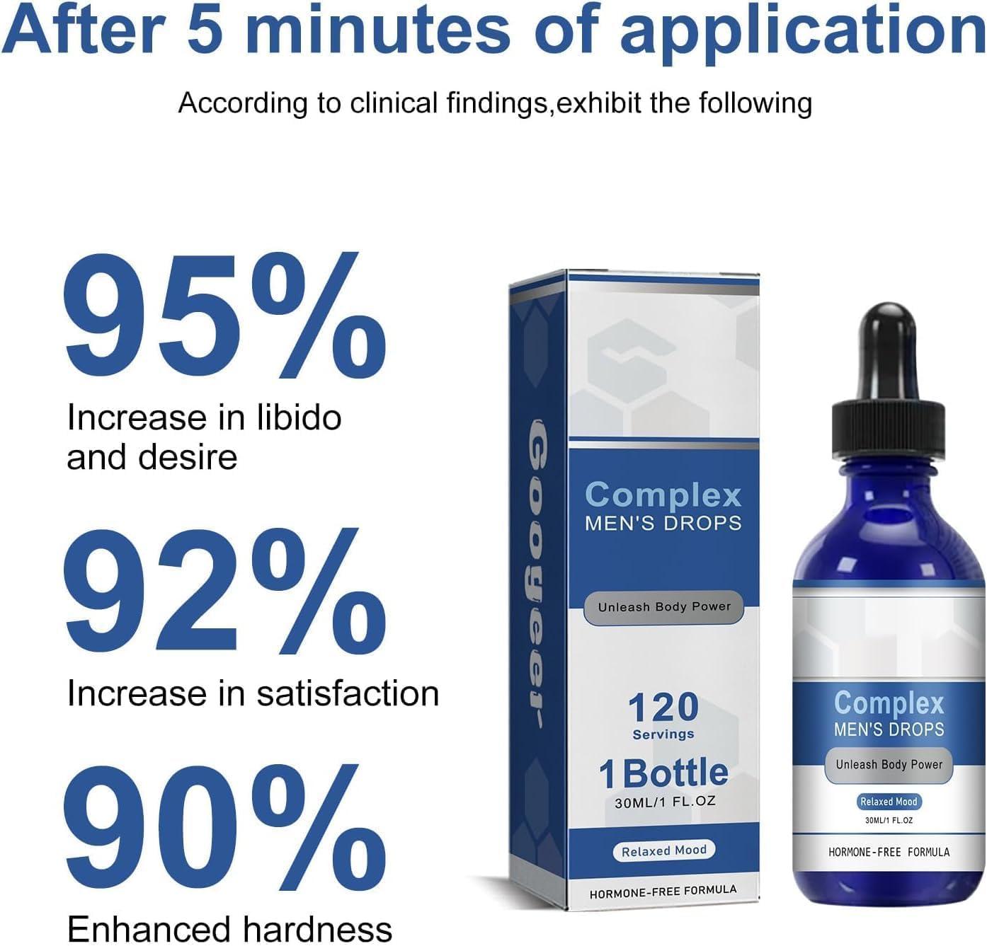 3 PCs Nexusbio Labs Men's Drops - Super Potent Secret Complex for ...