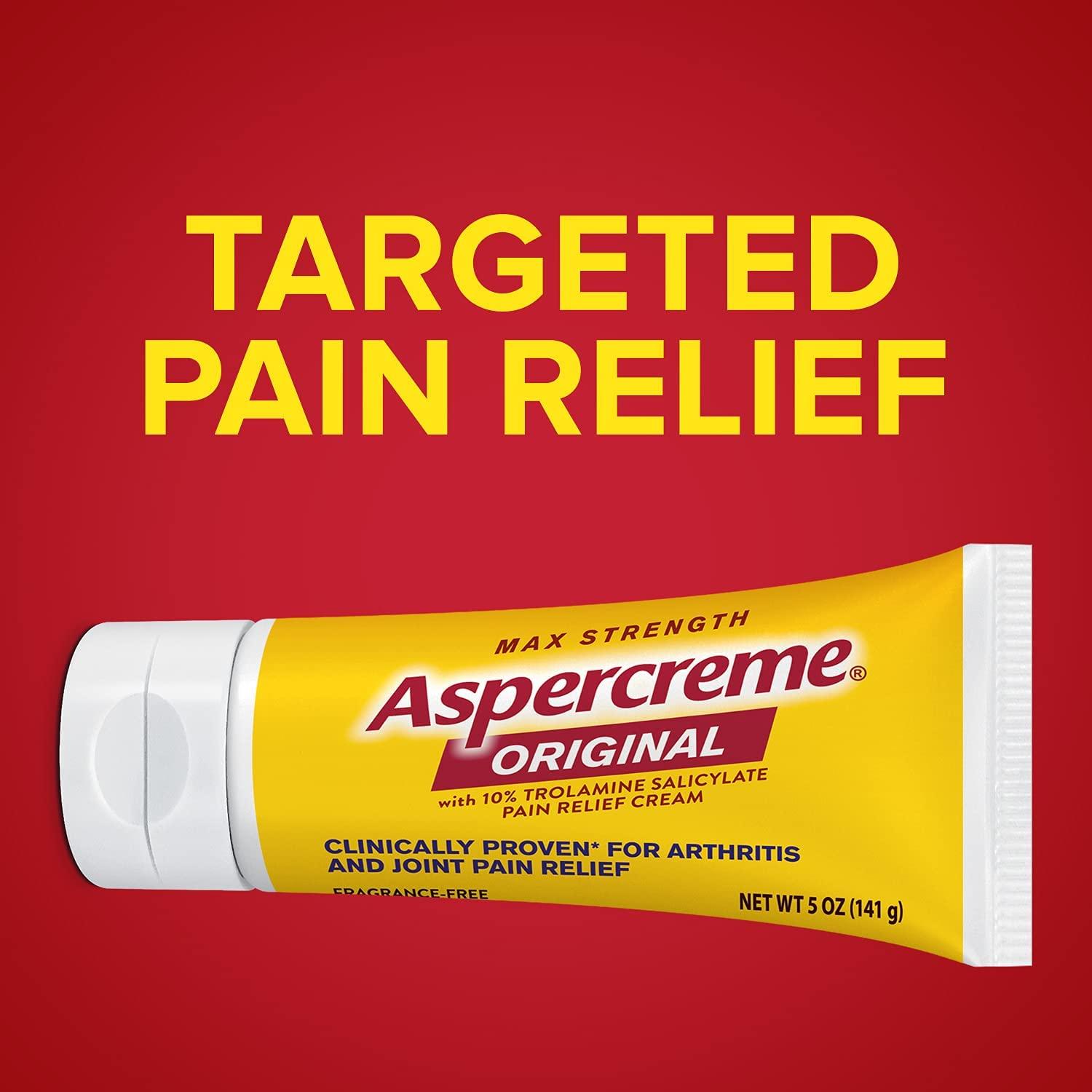 Aspercreme Original Pain Relief Cream - 10% Trolamine Salicylate ...