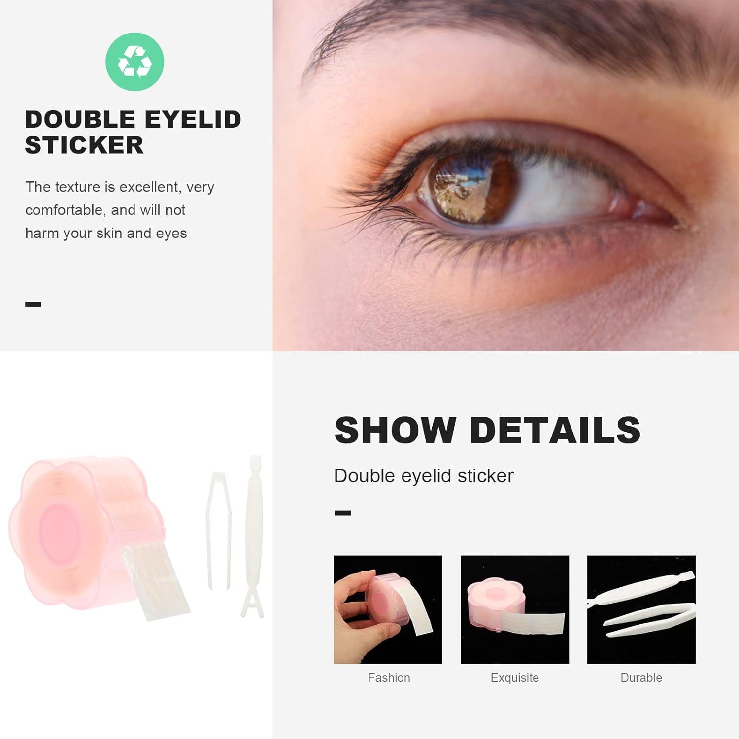 minkissy 3 Rolls Double Eyelid Sticker Lace Eyelid Tape Beautiful ...