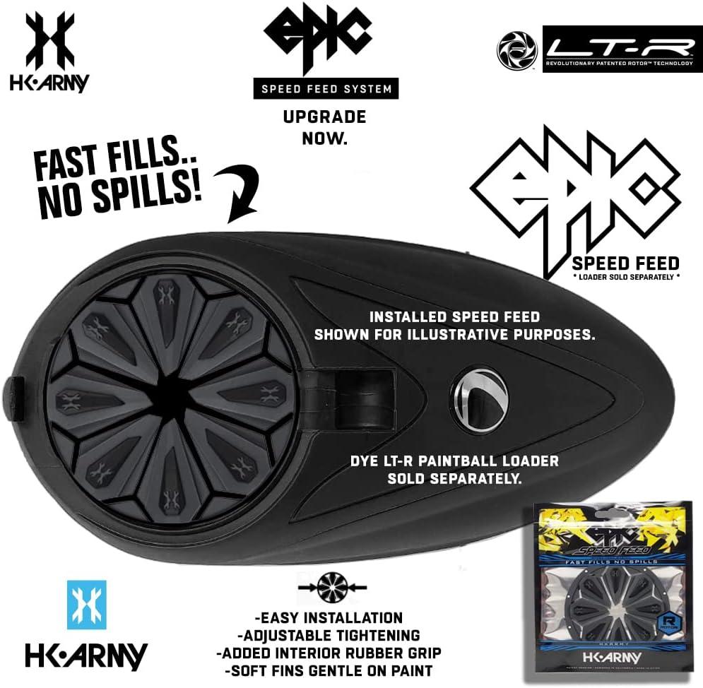 HK Army Dye LT-R/Rotor Paintball Loader Hopper Charcoal - Epic Speed ...