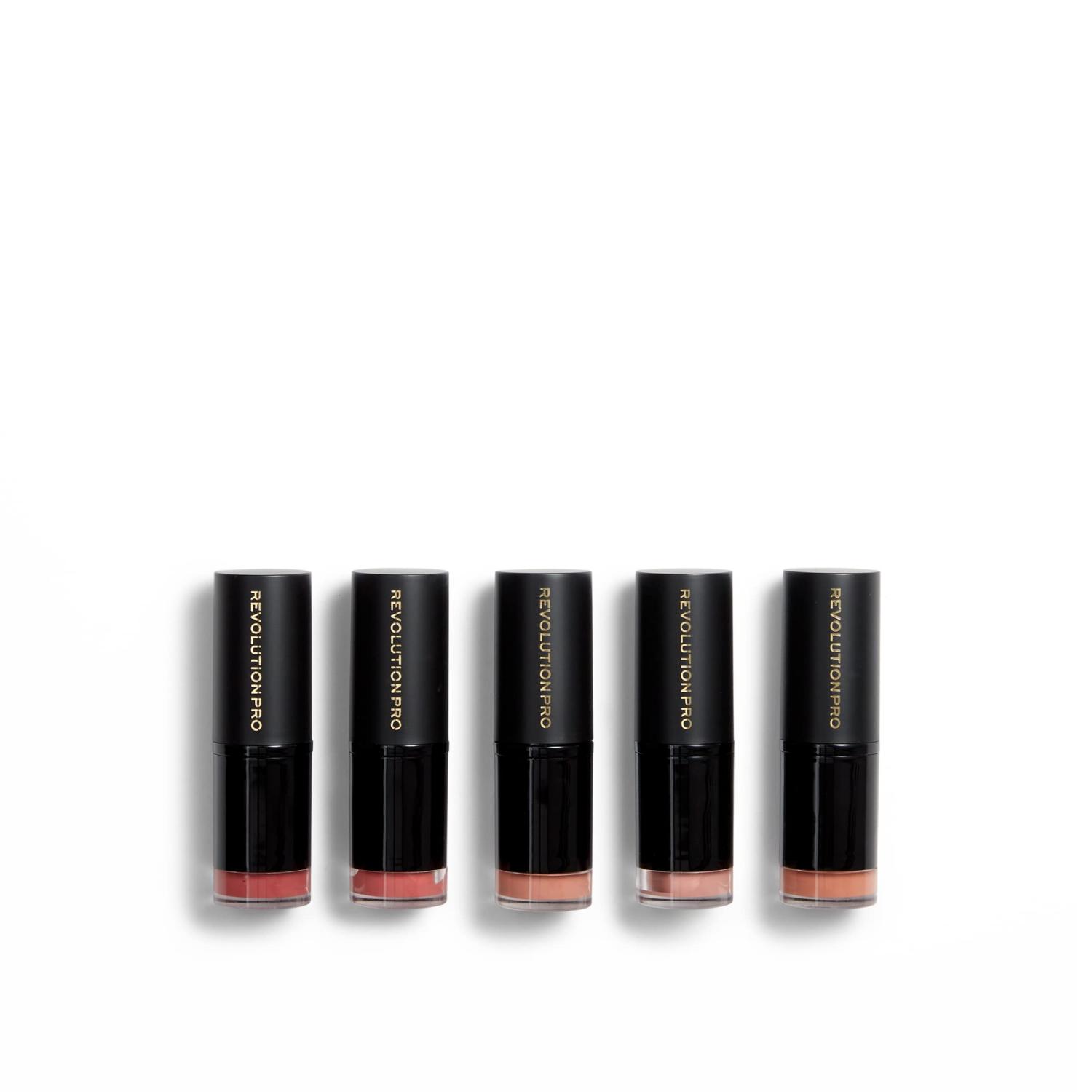 Revolution Pro 5pk Blushed Nudes Lipstick Collection | Buy Now with ...