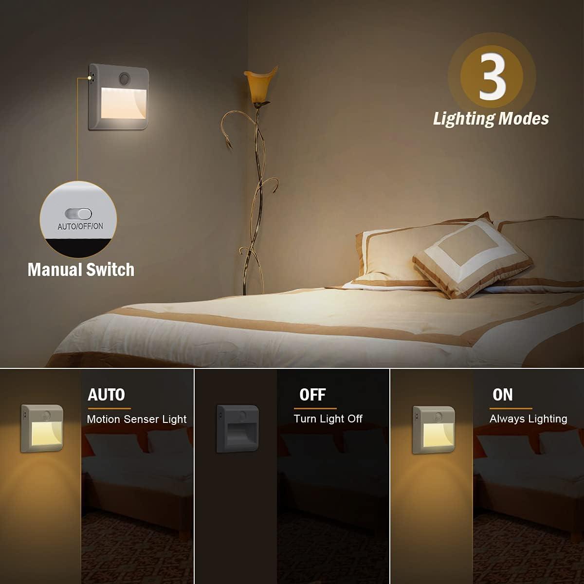 led night light with sensor