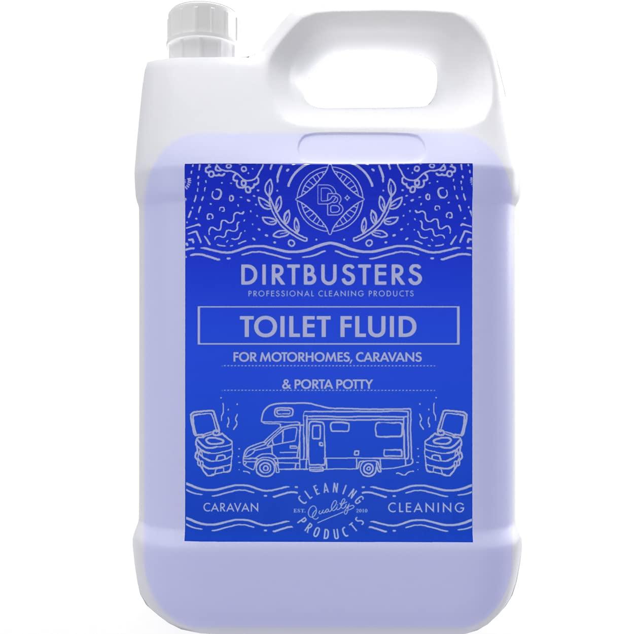 Dirtbusters Blue Caravan Toilet Chemicals Fluid Cleaner Tank Solution ...