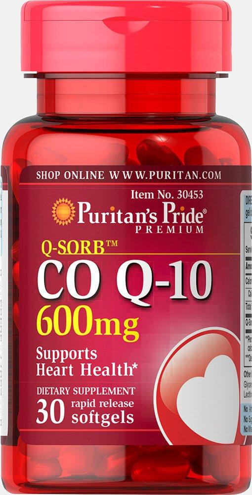 Puritan's Pride Q-Sorb Co Q-10 600 mg - Buy 30 Softgels for Heart Health | International ...