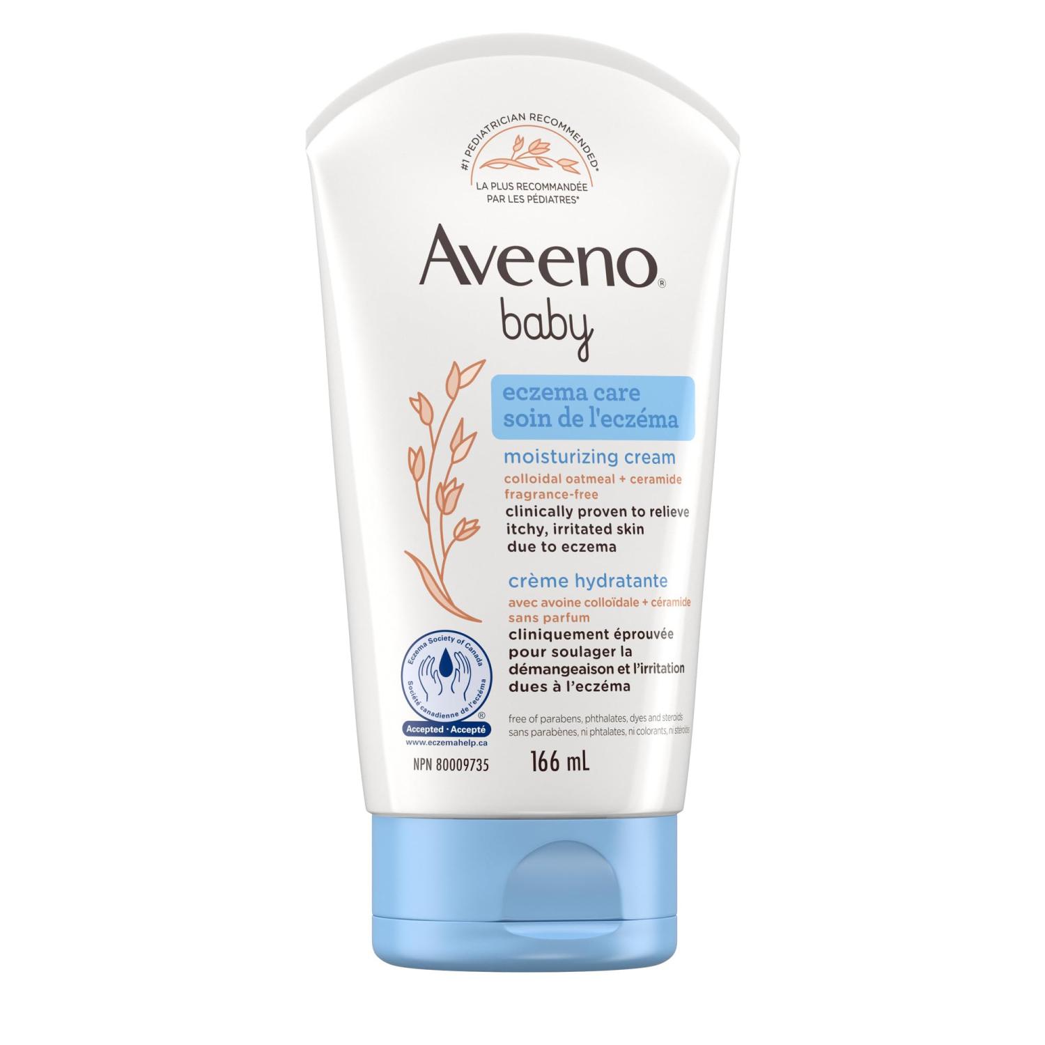 Aveeno Baby Eczema Care Moisturizing Cream - Body Lotion for irritated ...