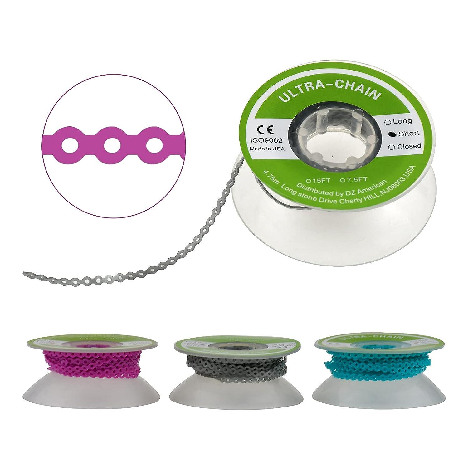 Orthodontic Dental Elastic Ultra Power Rubber Chain - Short Type 4 ...