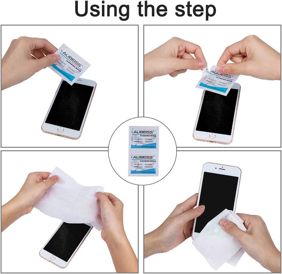 ALIBEISS 150 Pack Pre-Moistened Lens Wipes for Glasses, Camera, Tablets ...