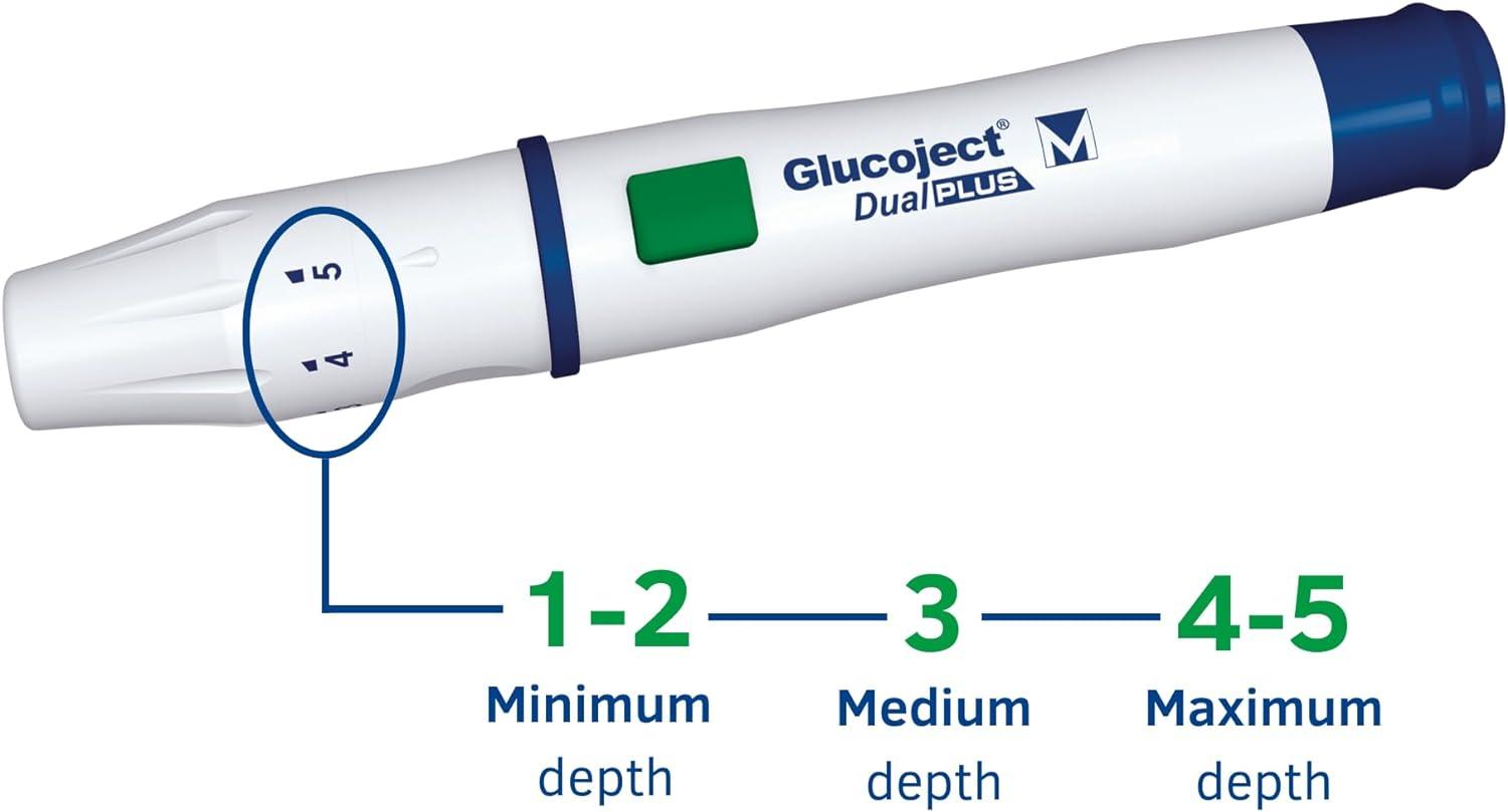 Glucoject Dual Plus Lancing Device - GlucoMen | Buy Online Now | Buy ...