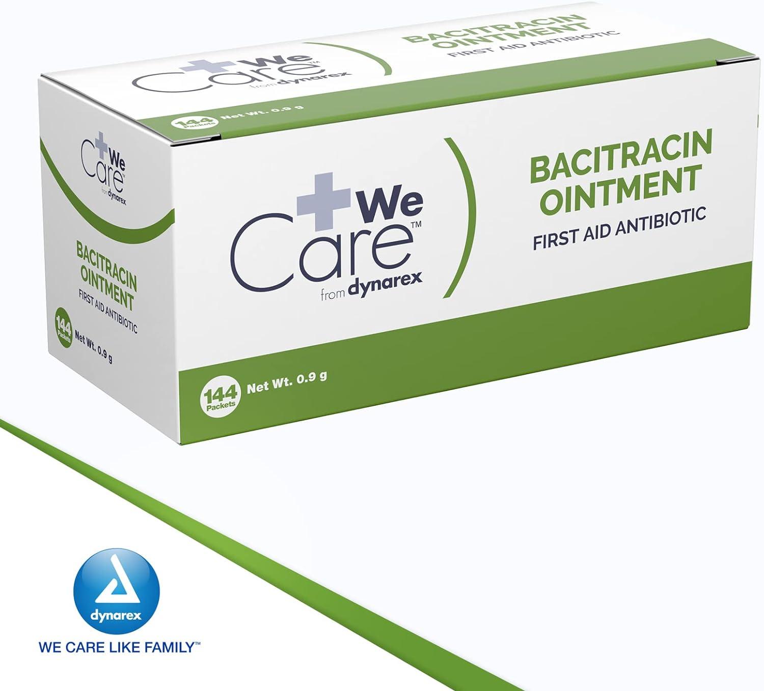Dynarex Bacitracin Topical Ointment USP - First Response Wound Care ...