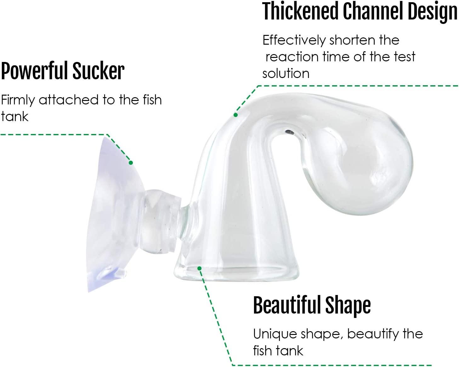 ZRDR Glass Drop Checker Kit - 15ml Co2 Solution for Accurate Planted ...