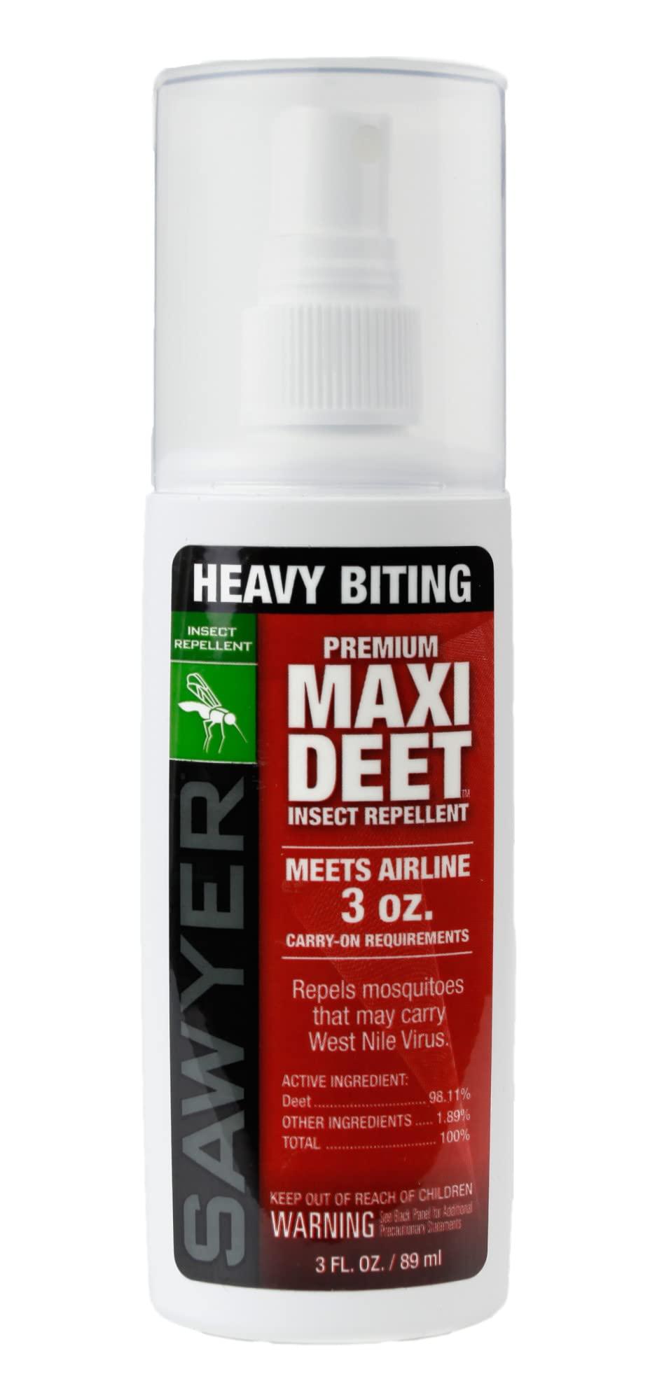 Sawyer Premium MAXI DEET 100% DEET Insect Repellent Pump Spray 3-oz ...