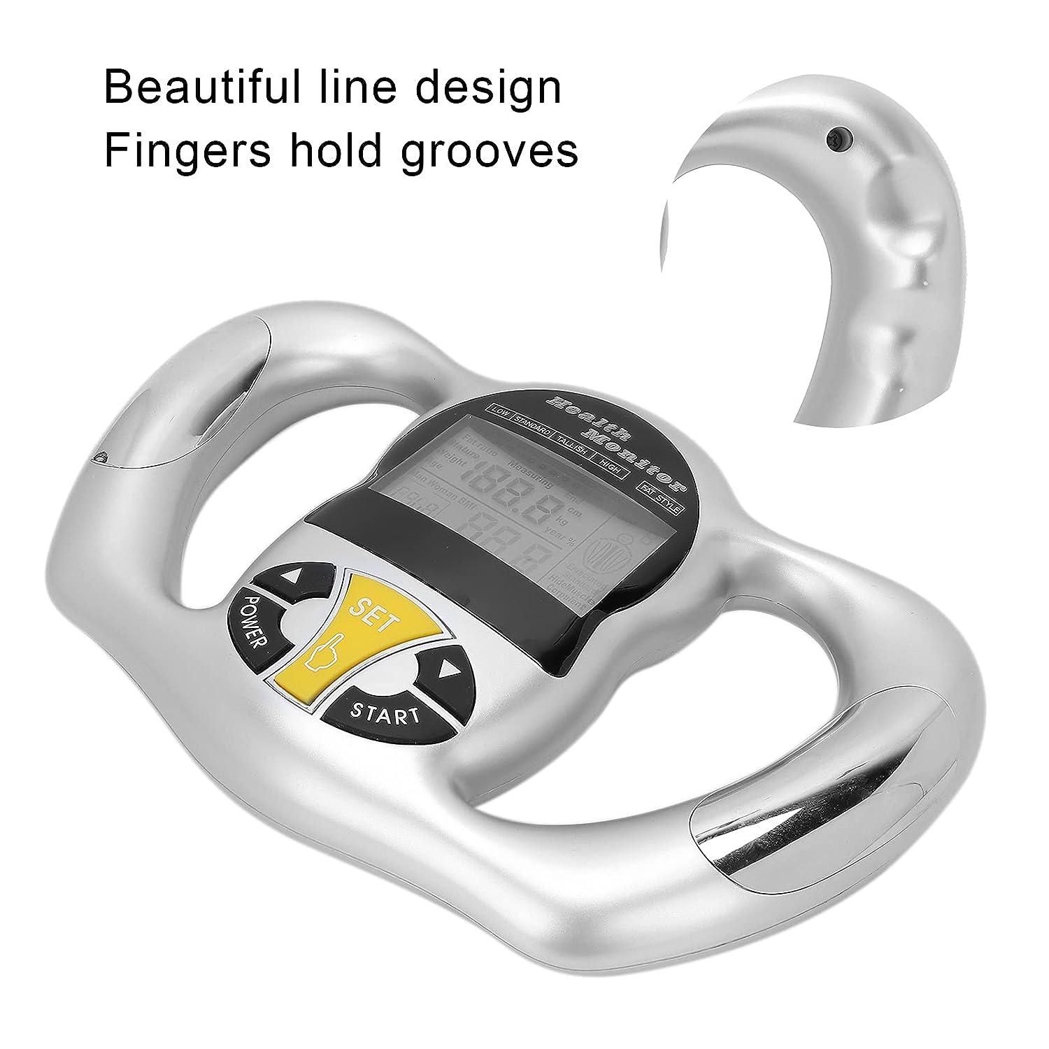 Handheld Body Fat Tester and Composition Analyzer - BMI Meter and Fat ...