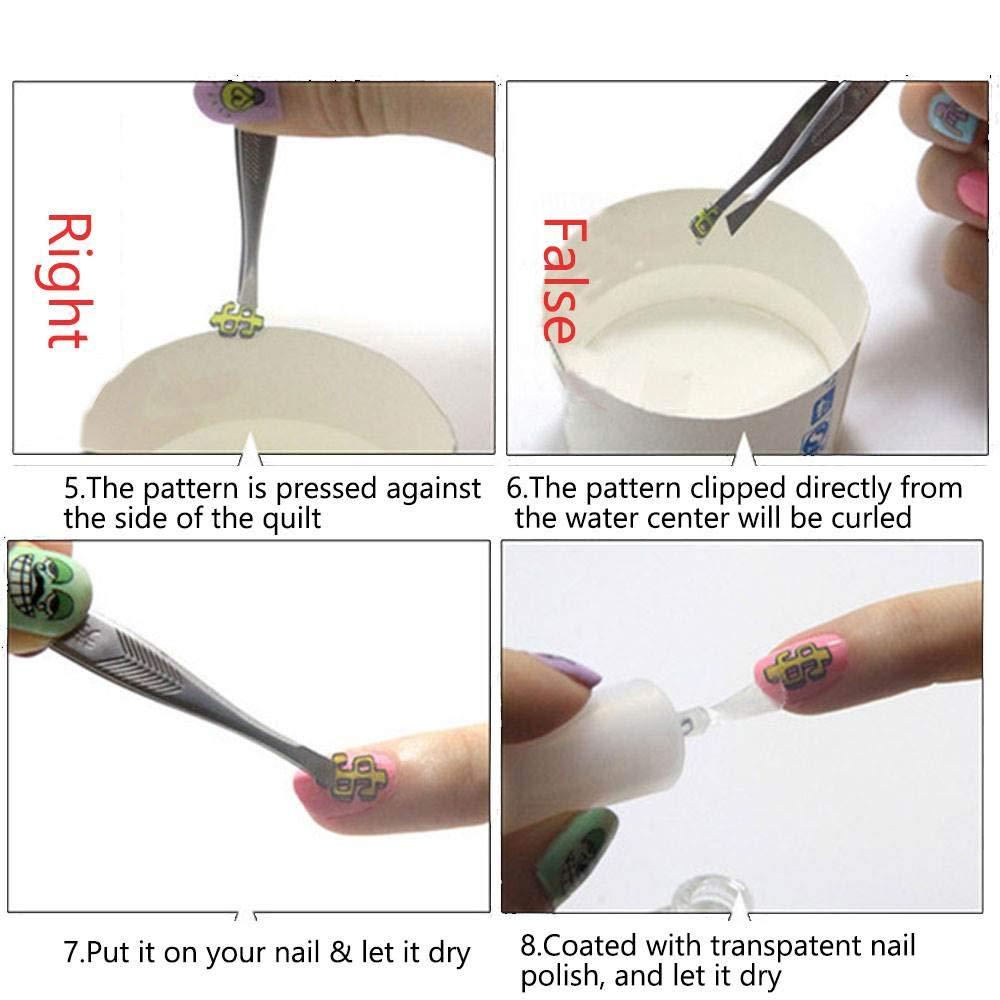 Bad Girl Nail Art Decals Stickers - Sexy Lips & Cool Designs - 120 ...