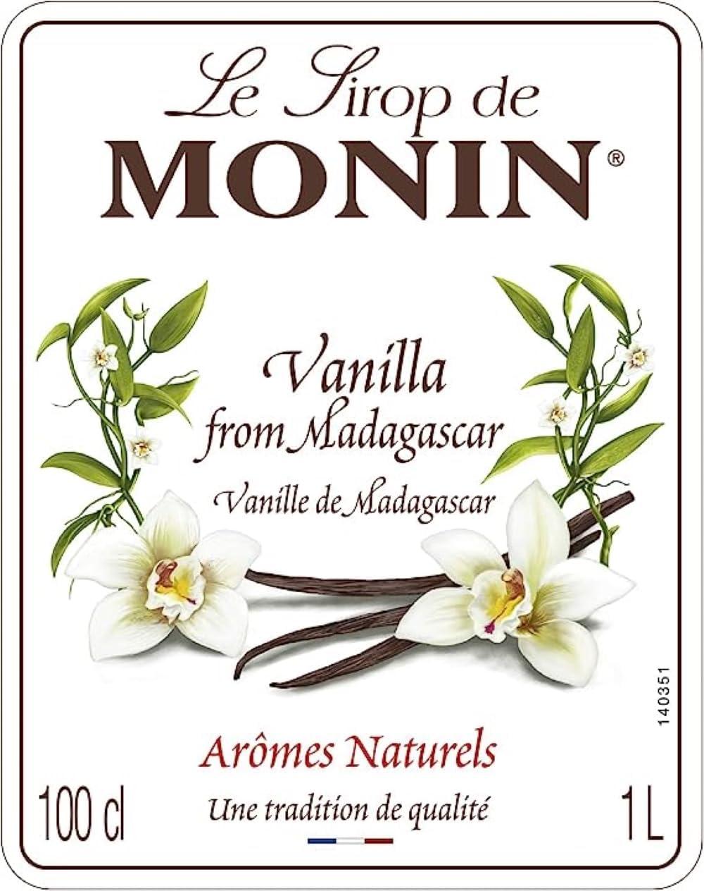 MONIN Premium Vanilla Syrup 1L + FREE Cocktail Recipe Card | Shop Now ...