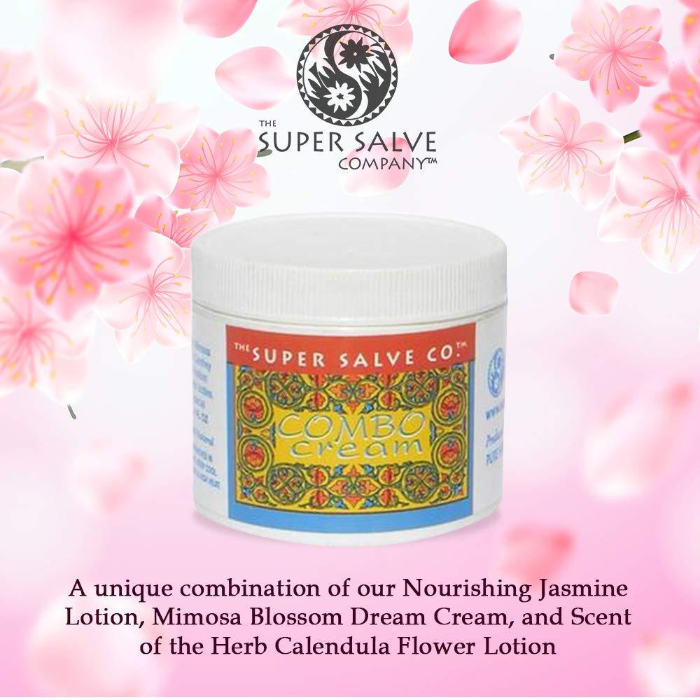 Super Salve Co. Combo Cream: 100% Natural Herbal Skin Care with Jasmine ...
