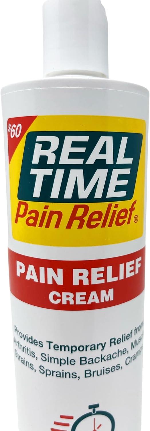 Real Time Pain Relief 16oz Cream - Fast-Acting Pain Relief Formula ...
