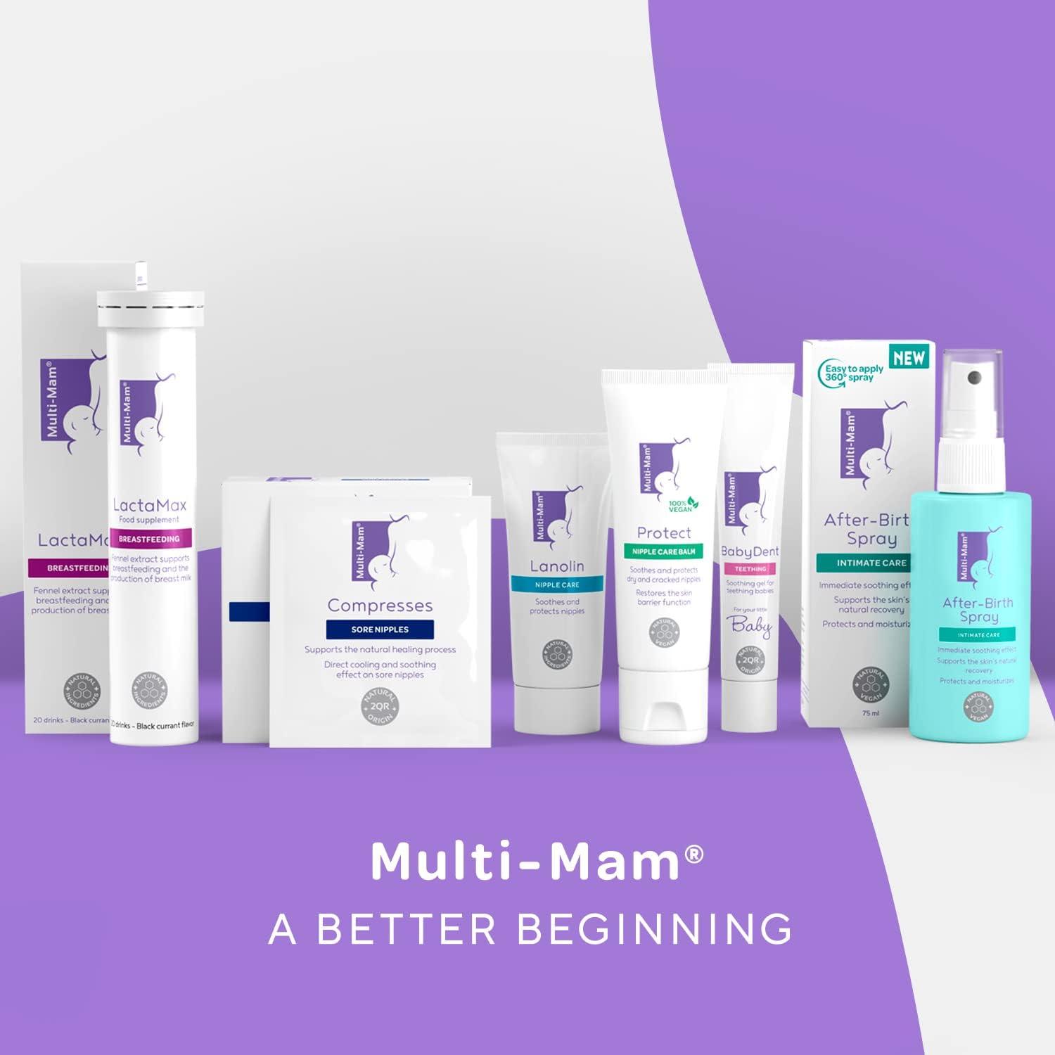 Multi-Mam Protect Nipple Cream - Soothes & Protects Dry Cracked Nipples ...