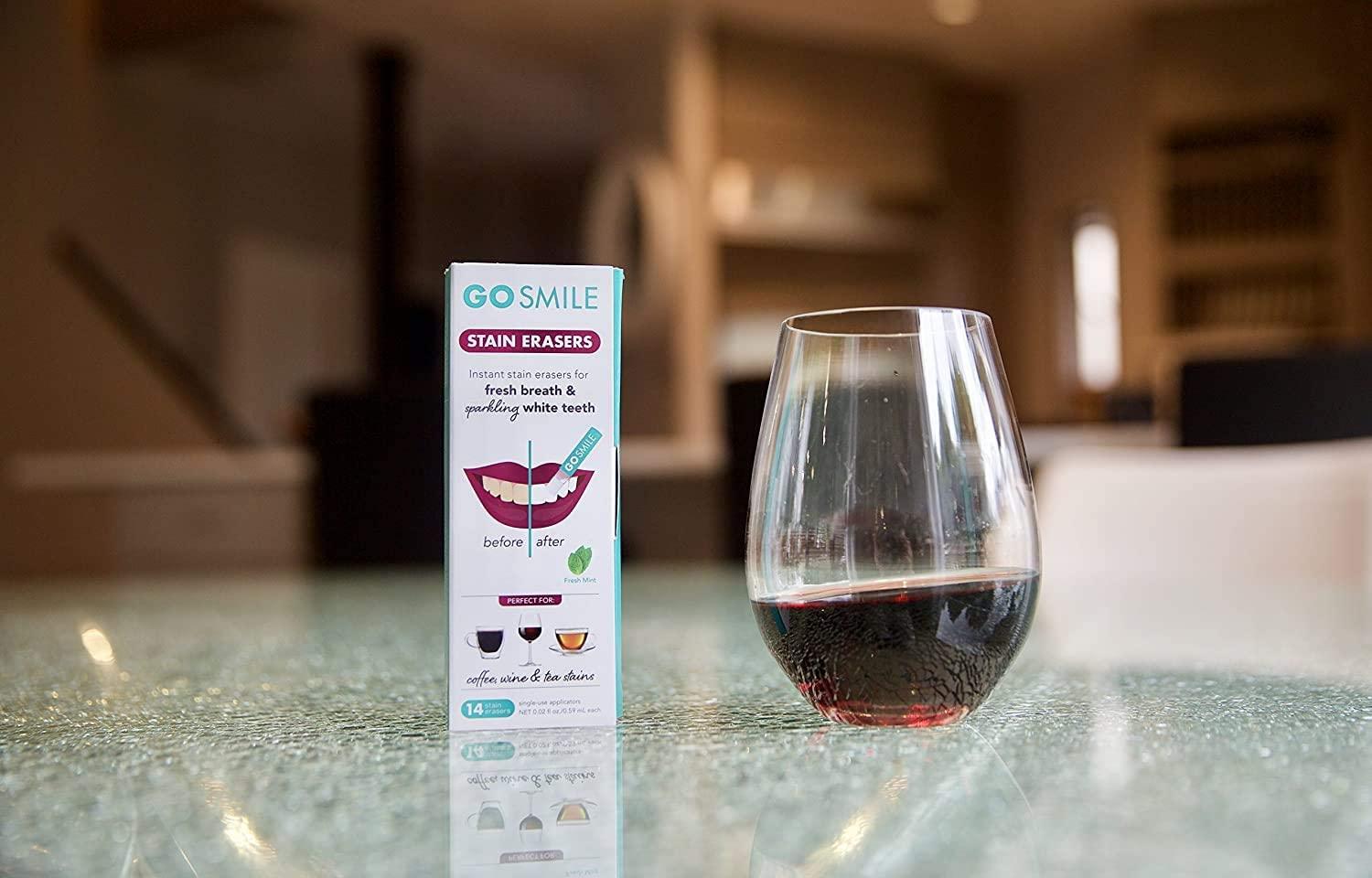 GO SMILE Teeth Whitening Stain Erasers - On-The-Go Instant Teeth ...