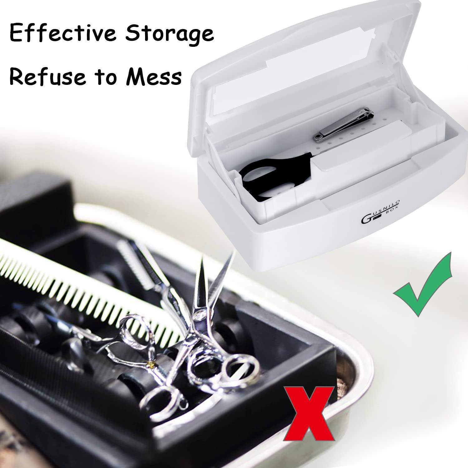 Gusnilo Sanitizing Tray - Nail Tool Sterilizer Box for Salon & Spa ...