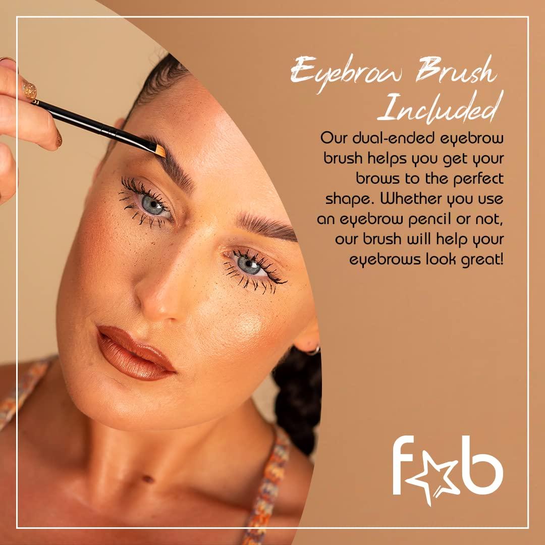 Fab Brows Duo Eyebrow Kit - Ultimate Brow Stencil Kit with Compact ...