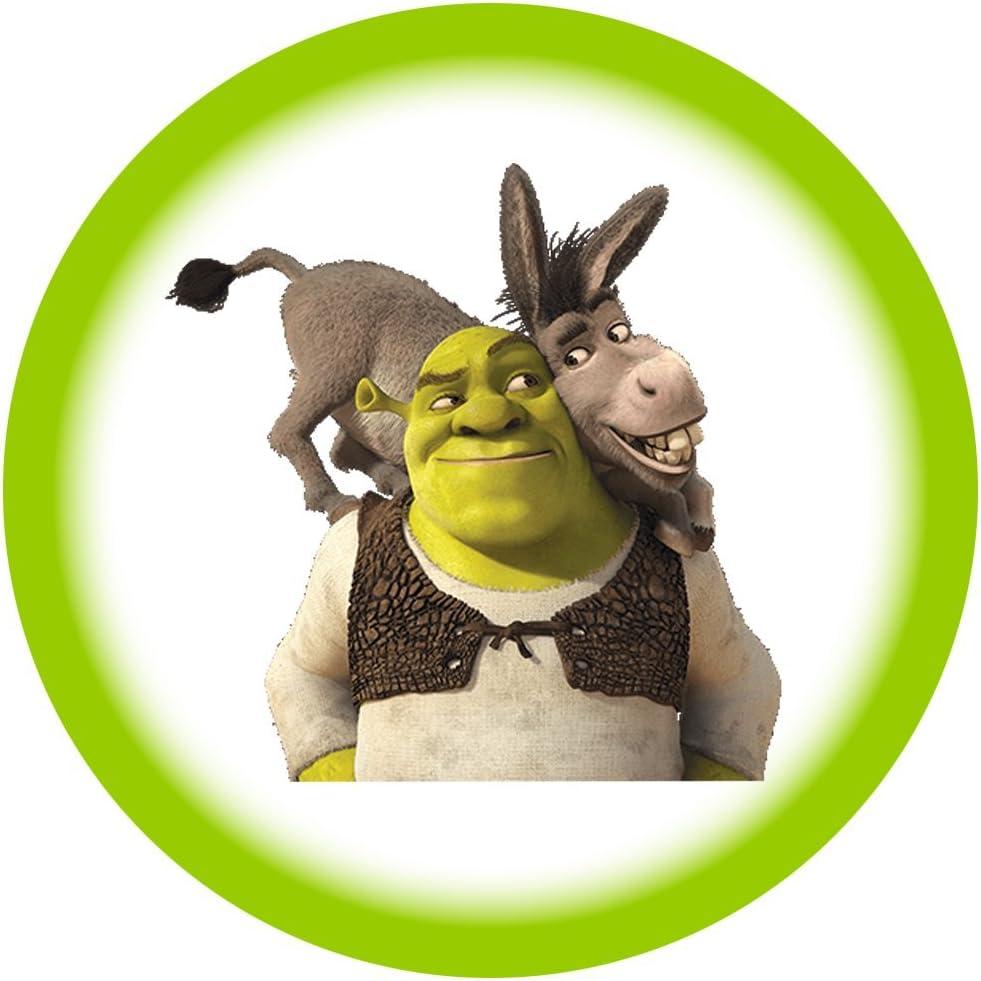 24 Fabulous Pre-Cut Edible Wafer Cake Toppers: Shrek & Friends | Buy ...
