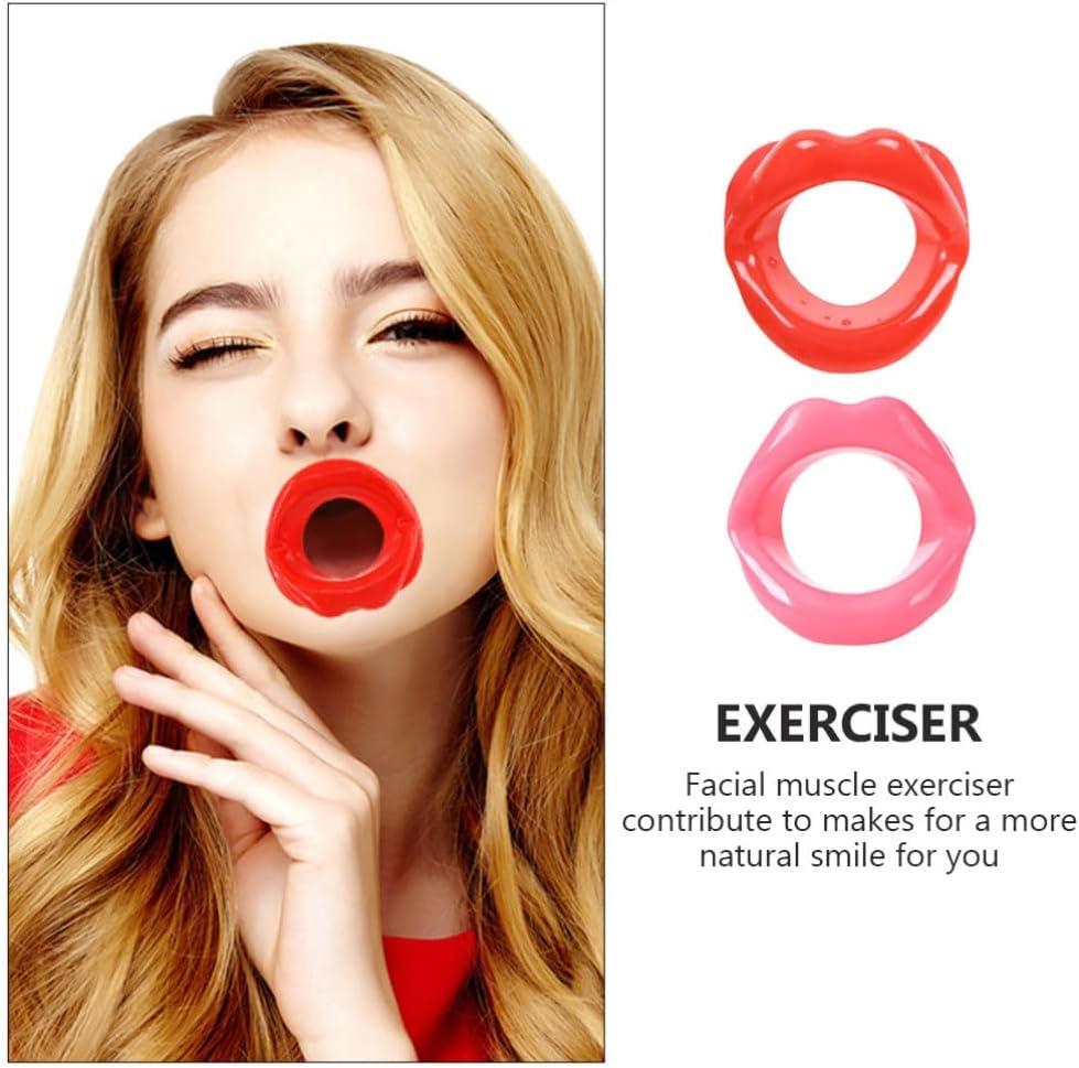 Silicone Lip Facial Trainer - 2 Pieces for Tighter Mouth Muscles ...
