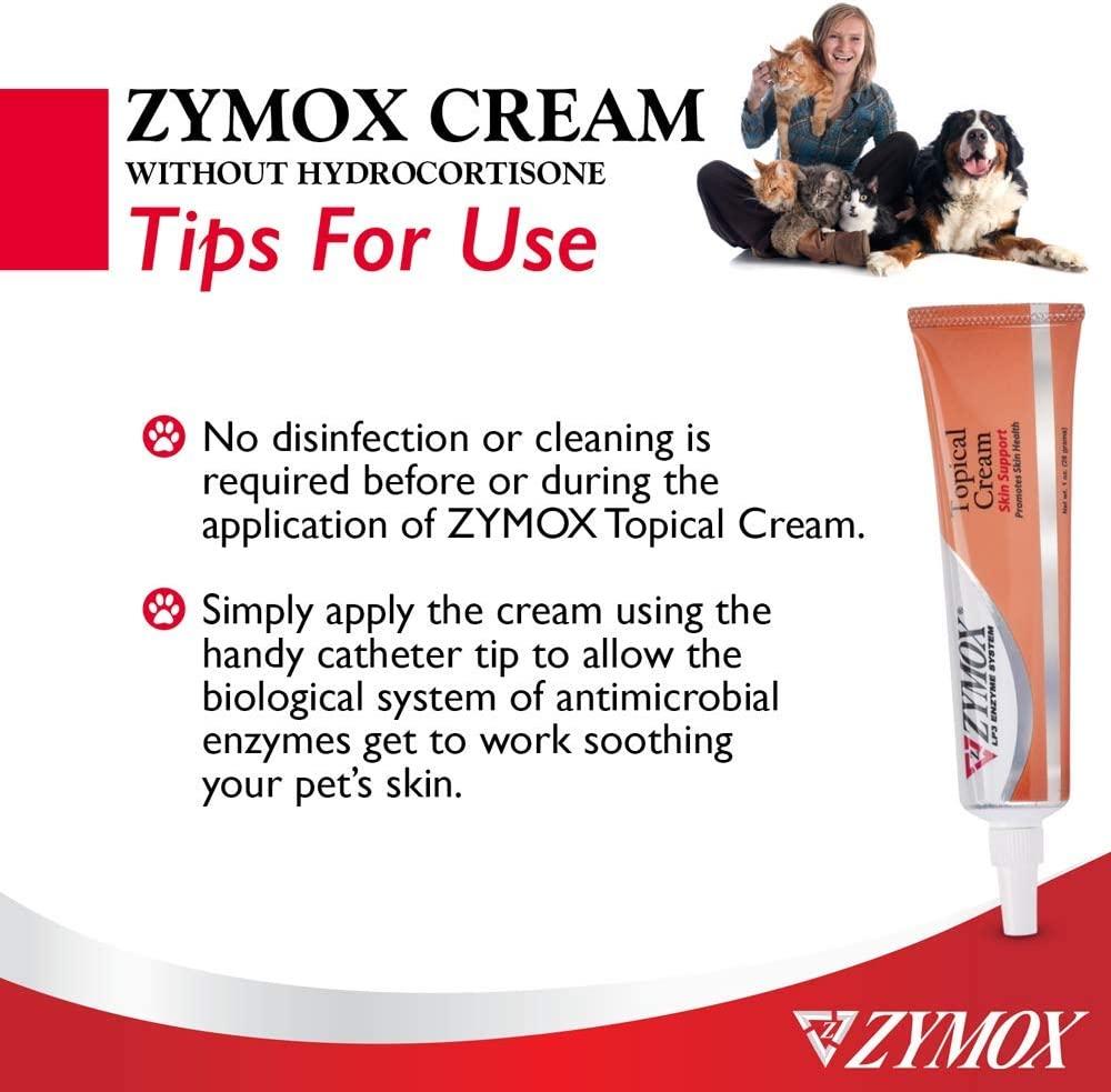 ZYMOX Veterinarian Strength Topical Cream for Dogs and Cats 1oz by Pet ...