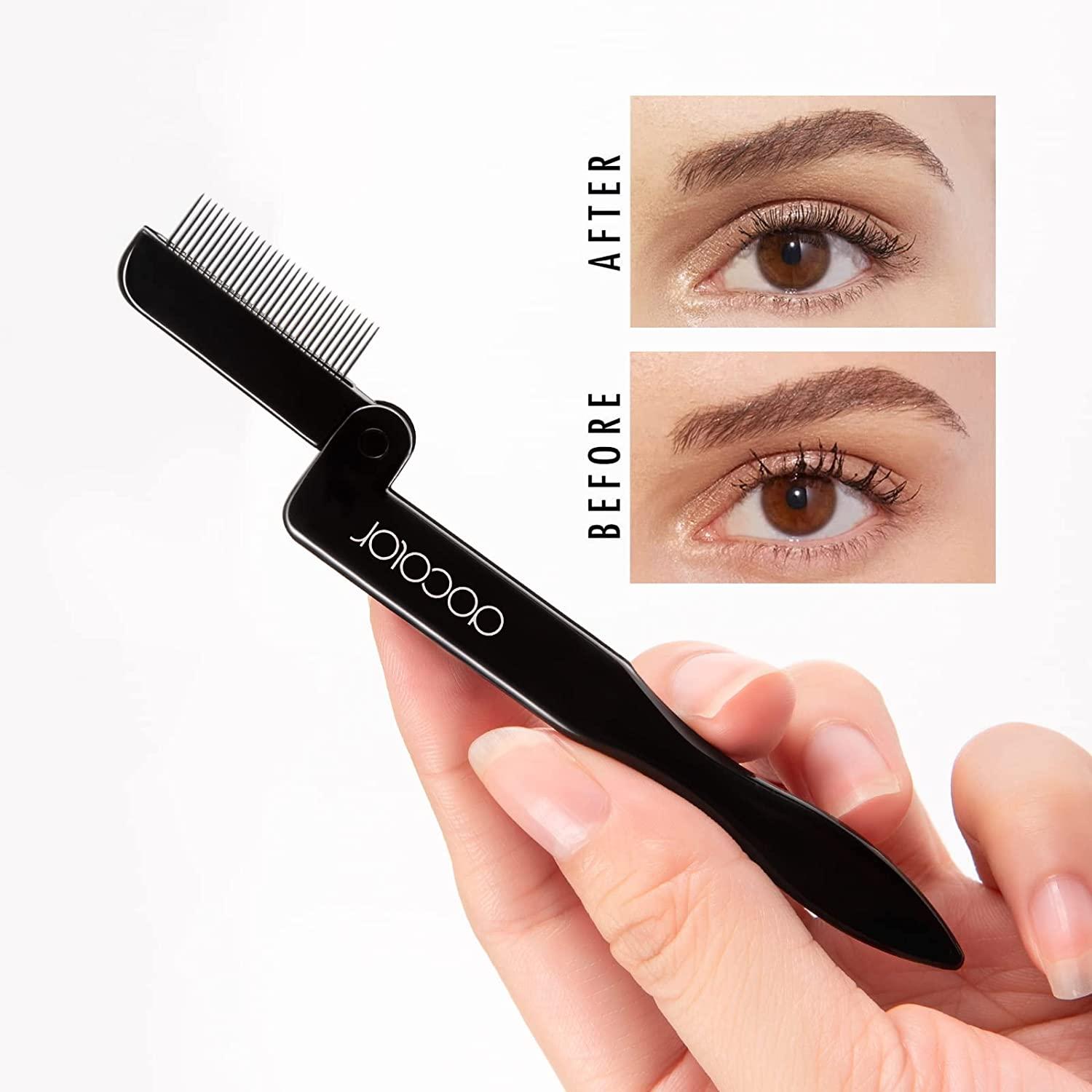 Foldable Eyelash Comb Separator - Docolor Arc Design Mascara Applicator ...