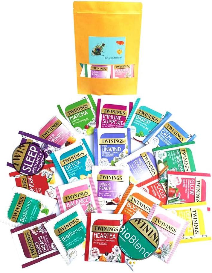 Twinings Superblends Tea Fruit Herbal Tea Selection Gift Set 23 Mixed ...