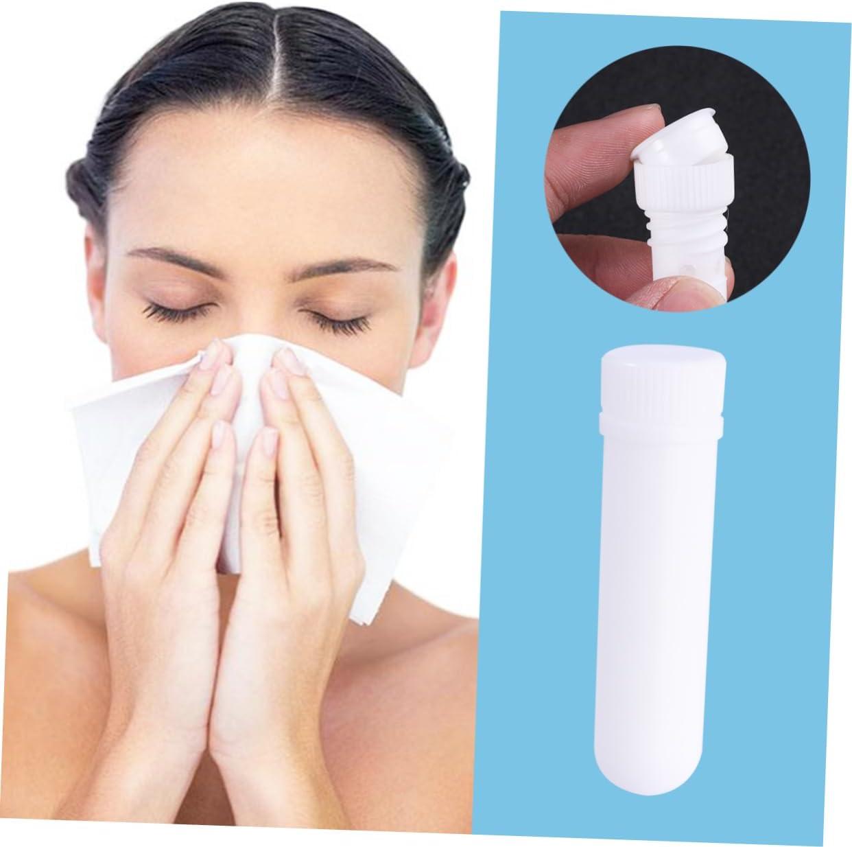 Lurrose 12pcs Essential Oil Inhaler Nasal Tube Diffuser with Blank ...