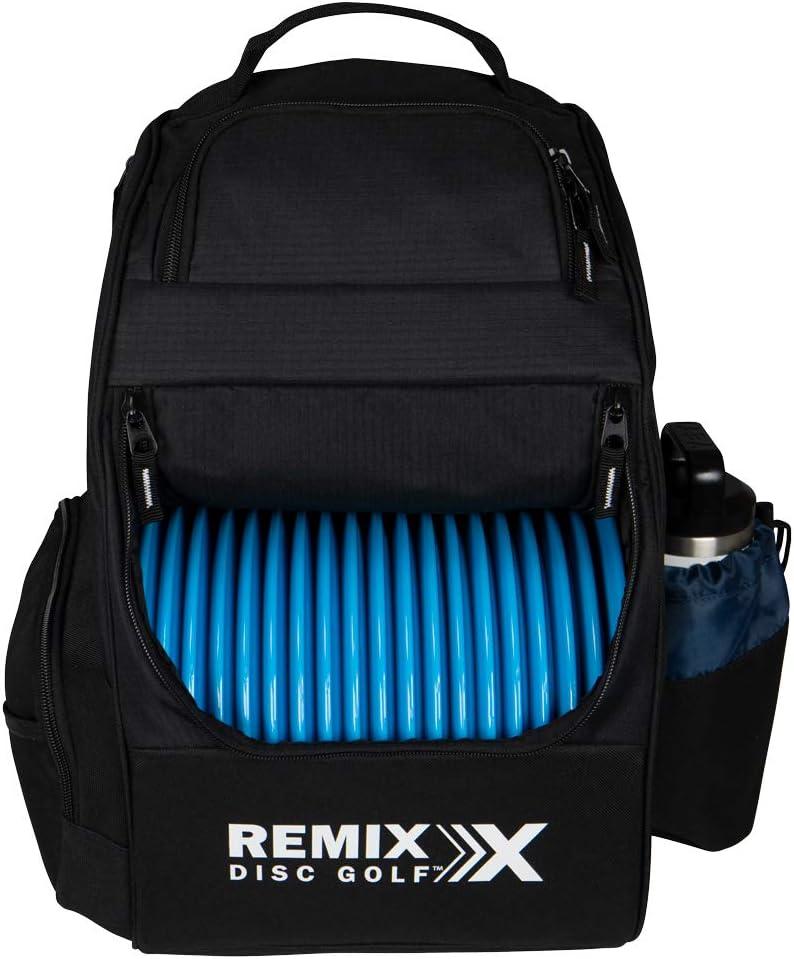 Remix Disc Golf Deluxe Backpack Bag - Black | Durable and Functional ...