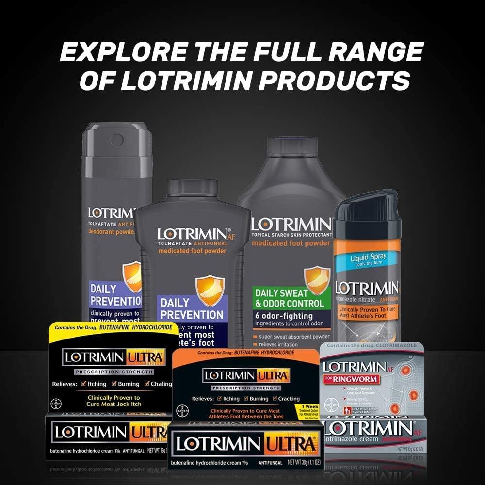 Lotrimin Daily Sweat & Odor Control Foot Powder 6.25oz - Medicated ...