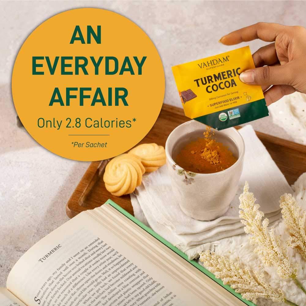 Organic Turmeric + Cocoa Instant Elixir Mix | Stress Relief Superfood ...