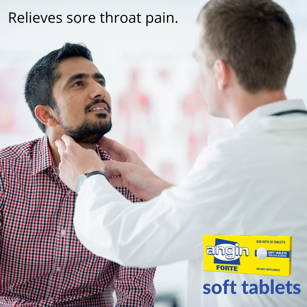 Angin Forte Sore Throat Garganta Relief - 20 Soft Tablets | Buy Now ...
