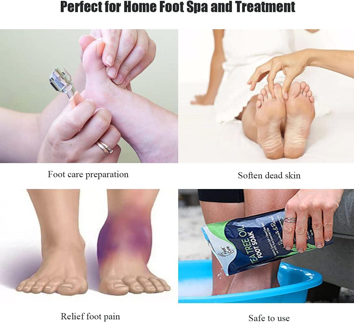 Large Plastic Foot Soak Basin for Home Spa Treatment - Foot Spa Tub for ...