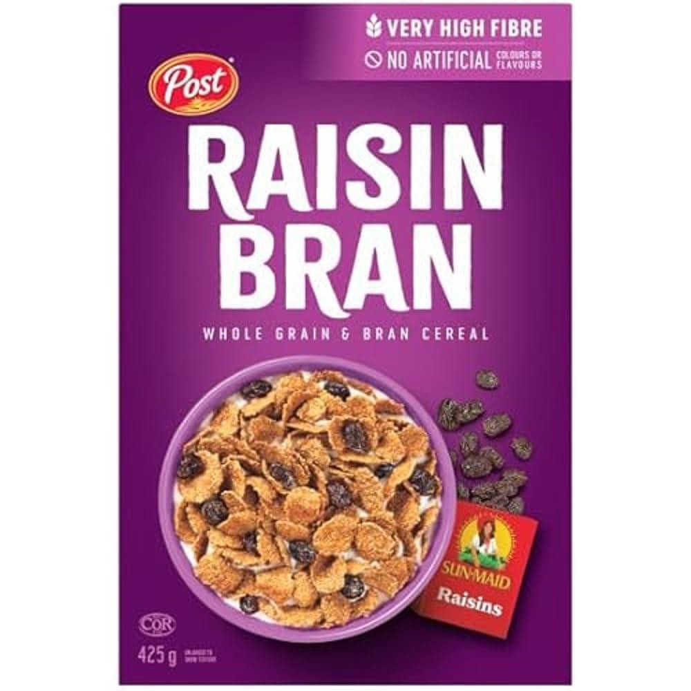 Post Raisin Bran Retail Size 425g | Buy Now with Express International ...