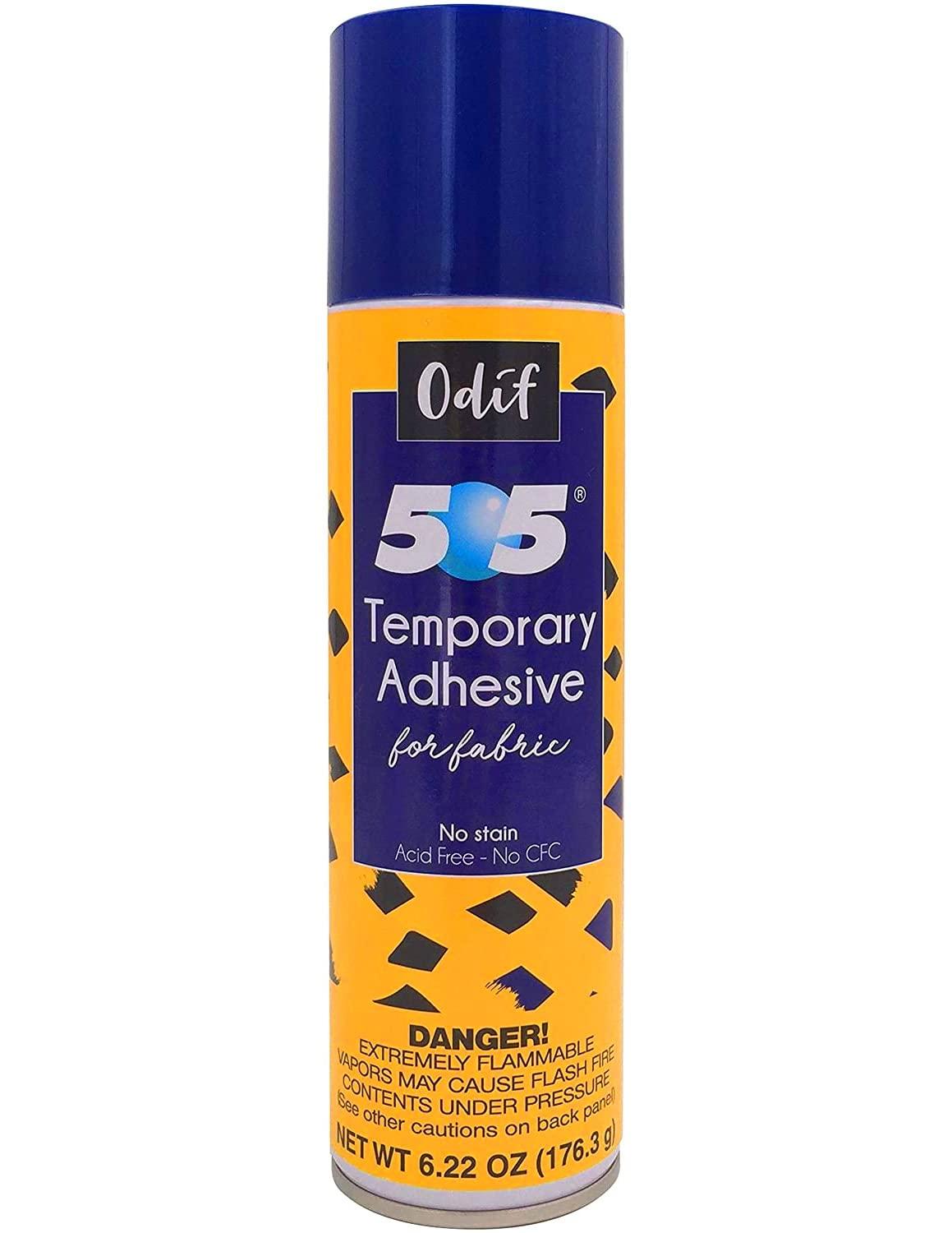 Odif 505 Spray and Fix Temporary Fabric Adhesive Basting Glue 6.22oz ...