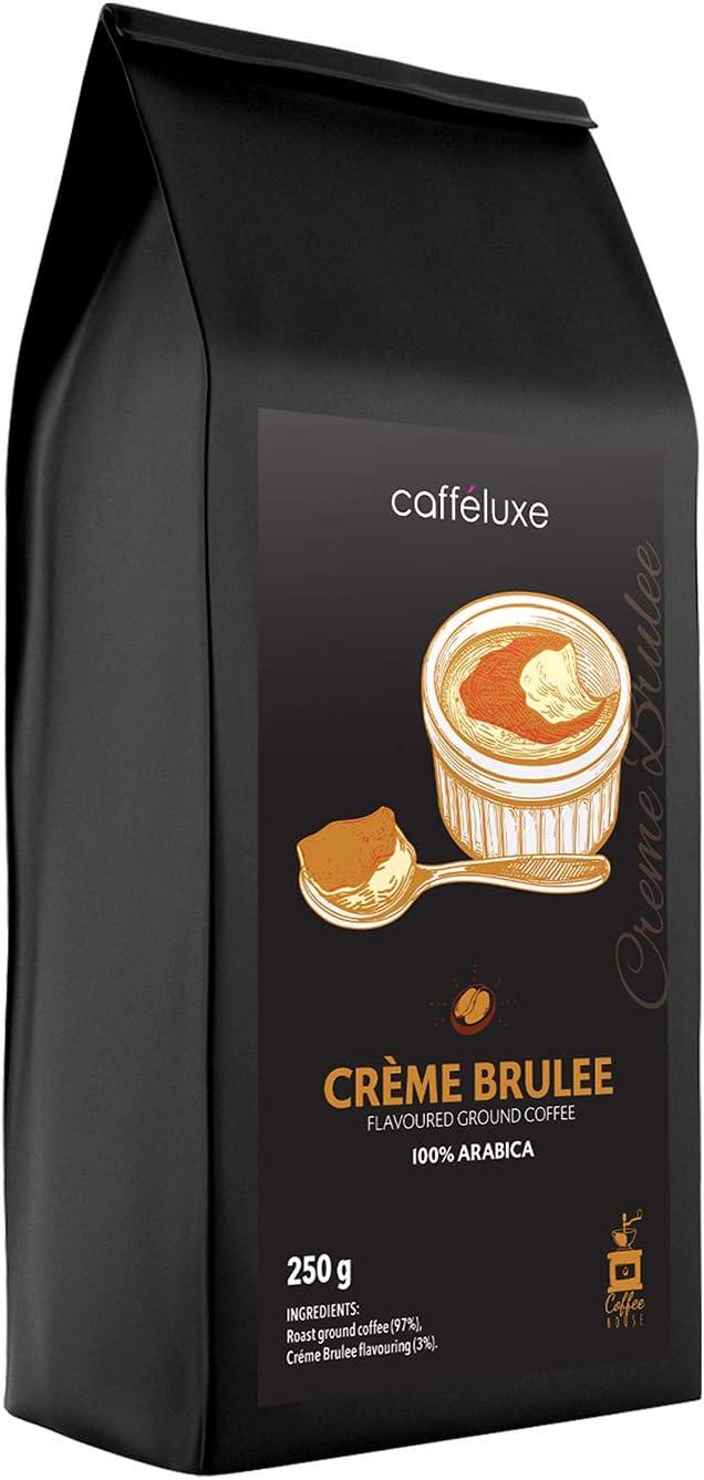 Caffeluxe Medium Roast Flavoured Ground Coffee Beans 100% Arabica ...