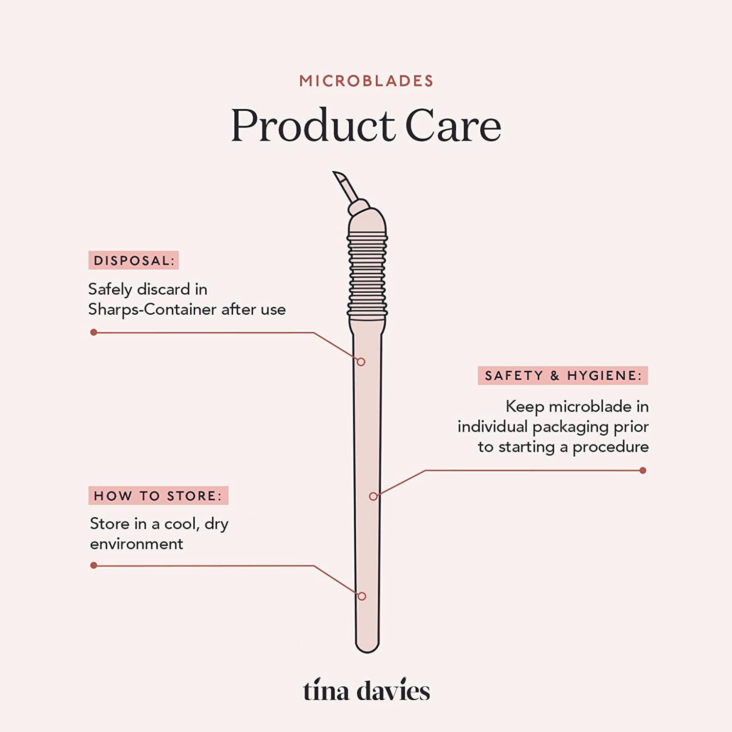 Tina Davies Professional Microblade Sampler Pack - 8 Disposable ...